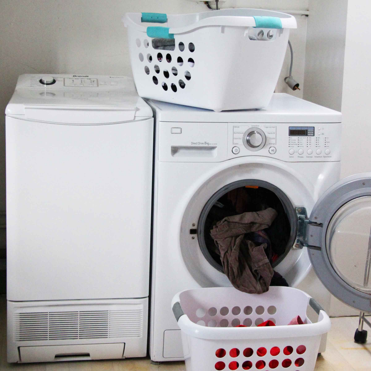 Bac à linge en plastique - 26 litres