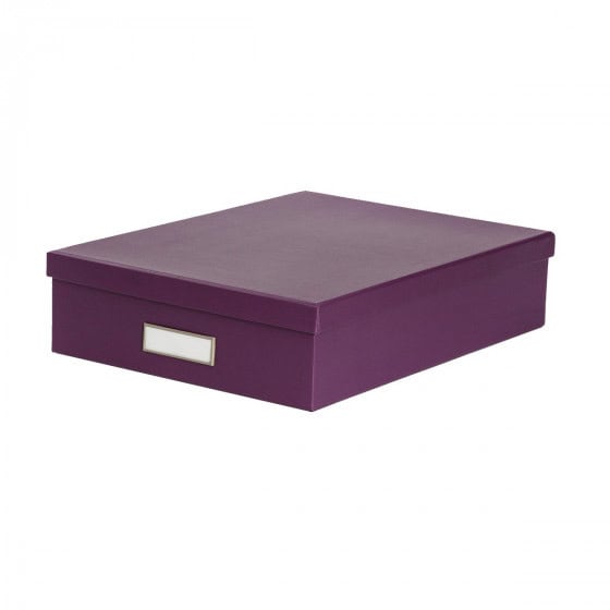 Bo te De Classement A4 En Carton Violet Rangement Bureau bo-te-de-classement-a4-en-carton-violet-rangement-bureau