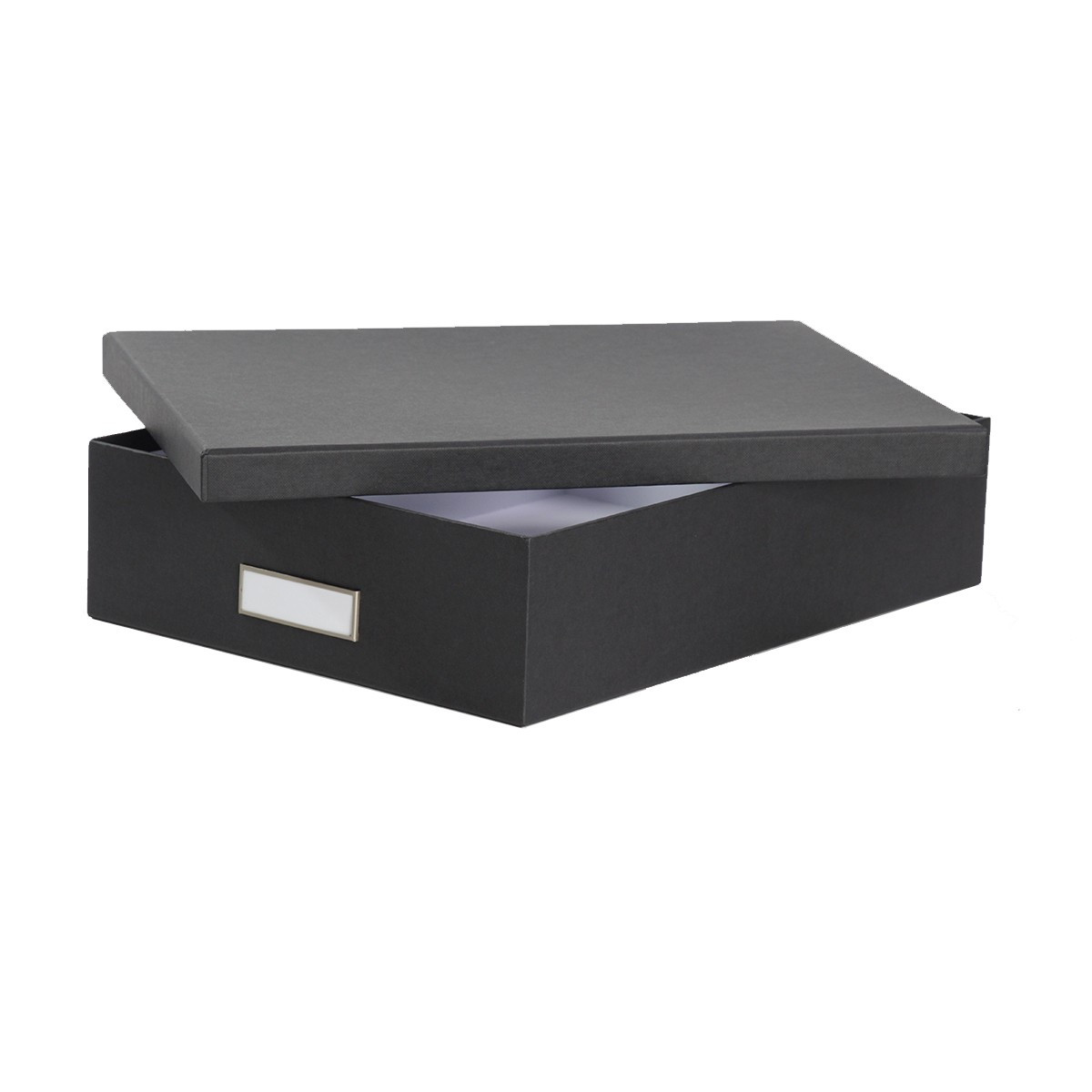 Boîte A4 carton gris anthracite - Classement
