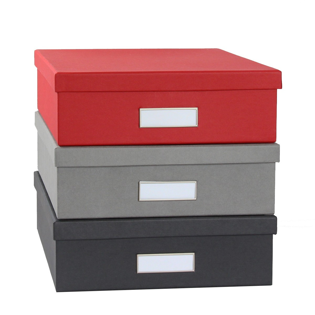 Boîte A4 en carton rouge - Classement