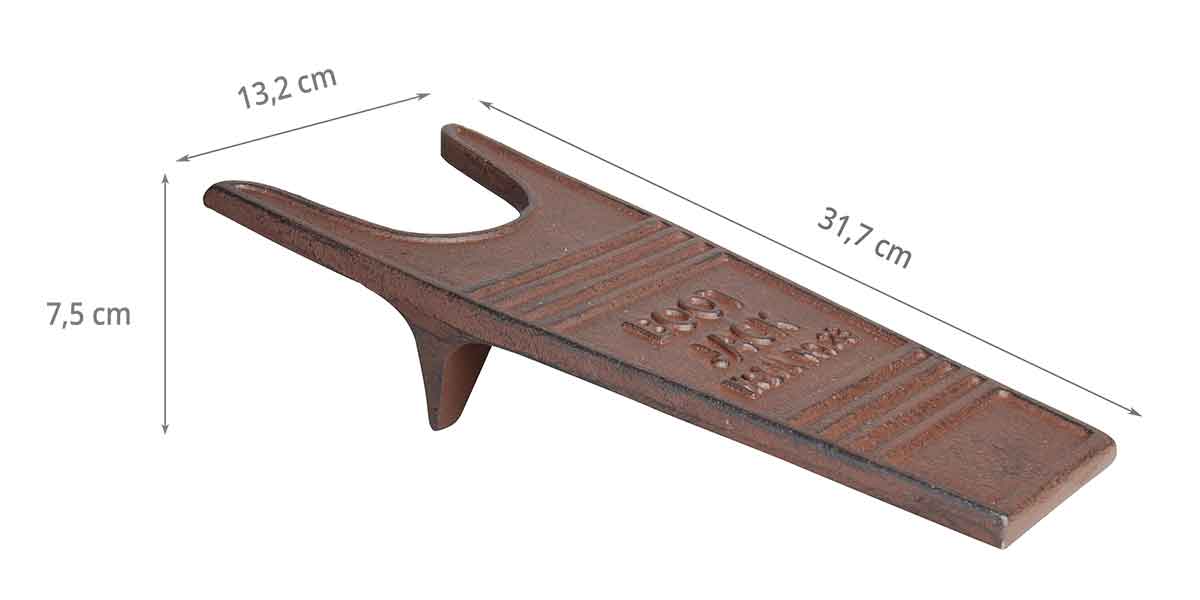 Tire bottes en fonte